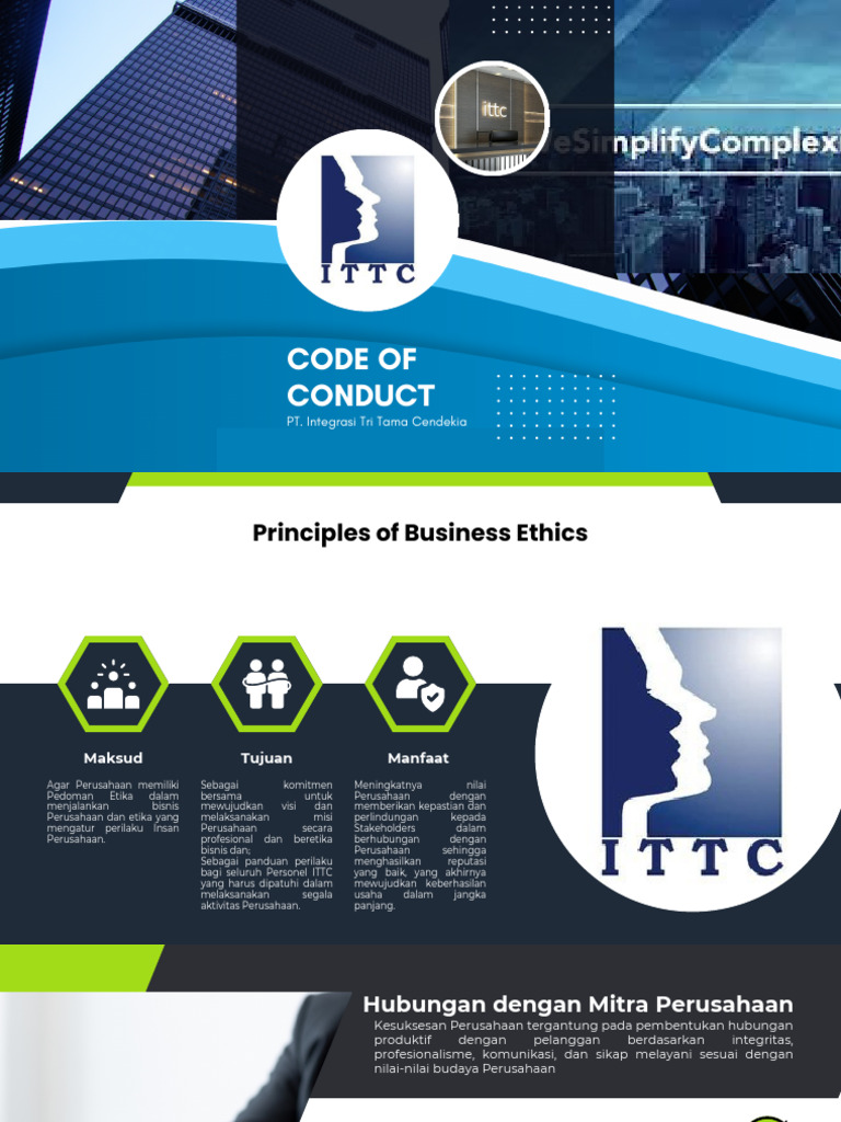 ITTC Code of Conduct | PDF