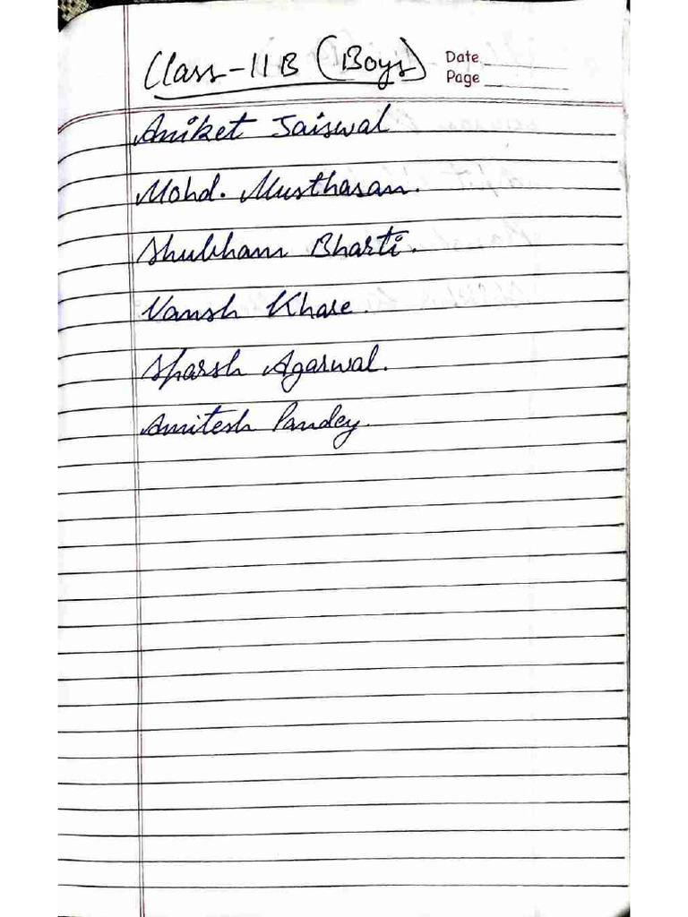 Sports Day Students List Class 11B | PDF
