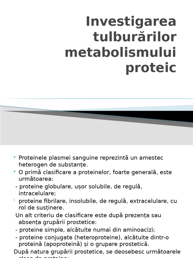 LP 4 - Investigarea Metabolismului Proteinelor | PDF