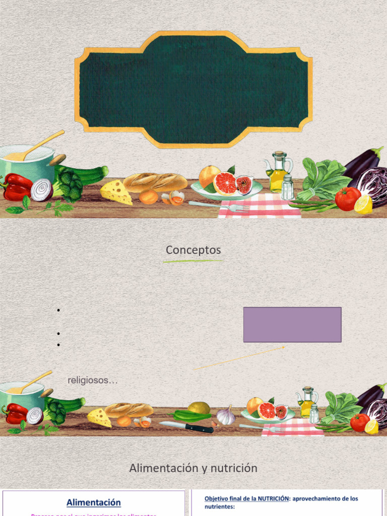 Resumo UD1.1 | PDF | Dieta | Nutrición