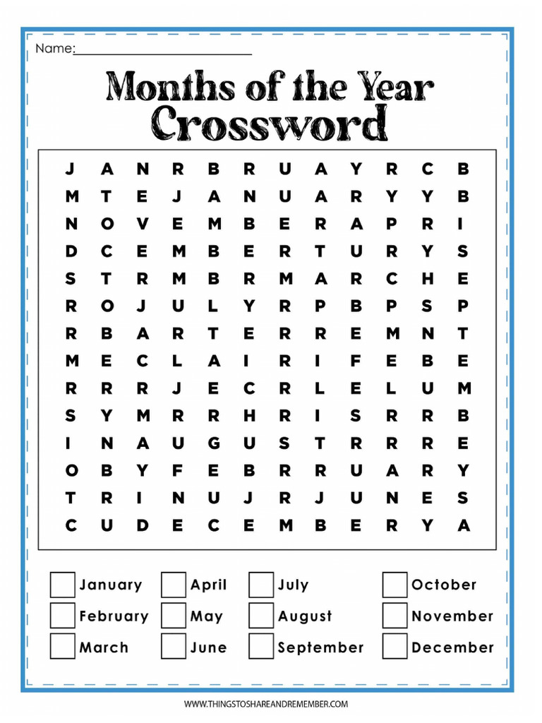 months-of-the-year-worksheets | PDF