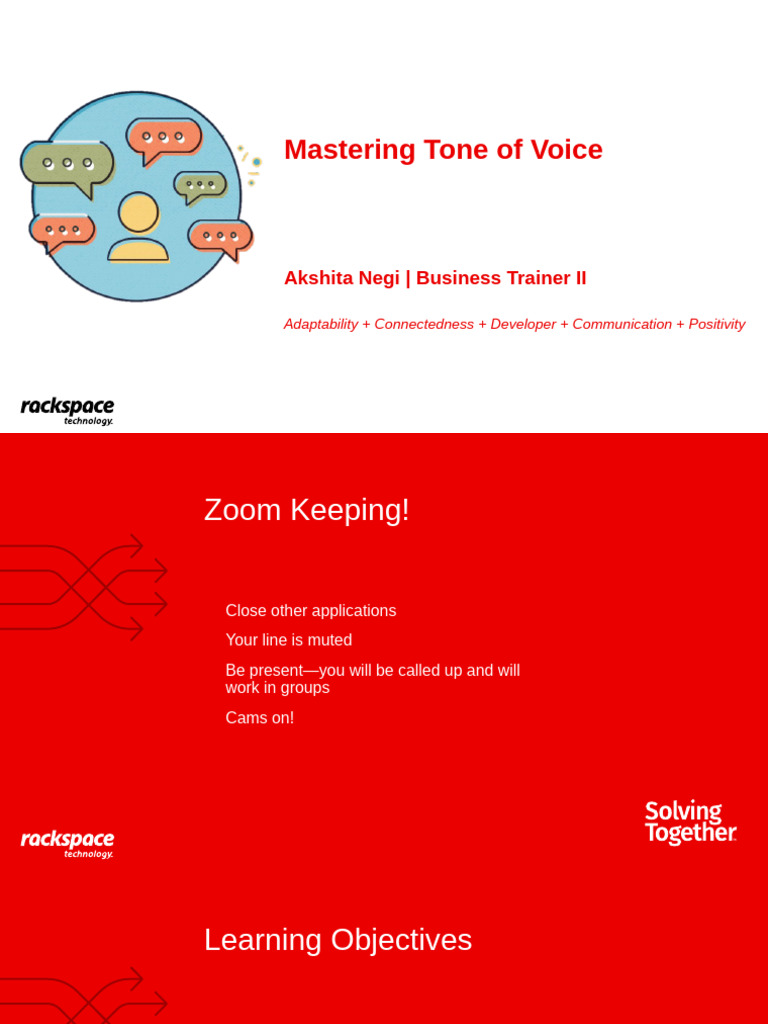 Mastering Tone of Voice | PDF