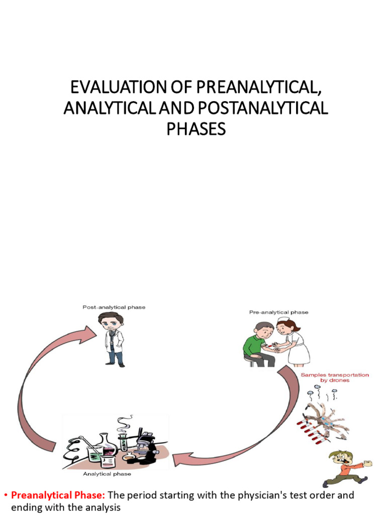 Evaluation of Preanalytical, Analytical and Postanalytical Phases | PDF