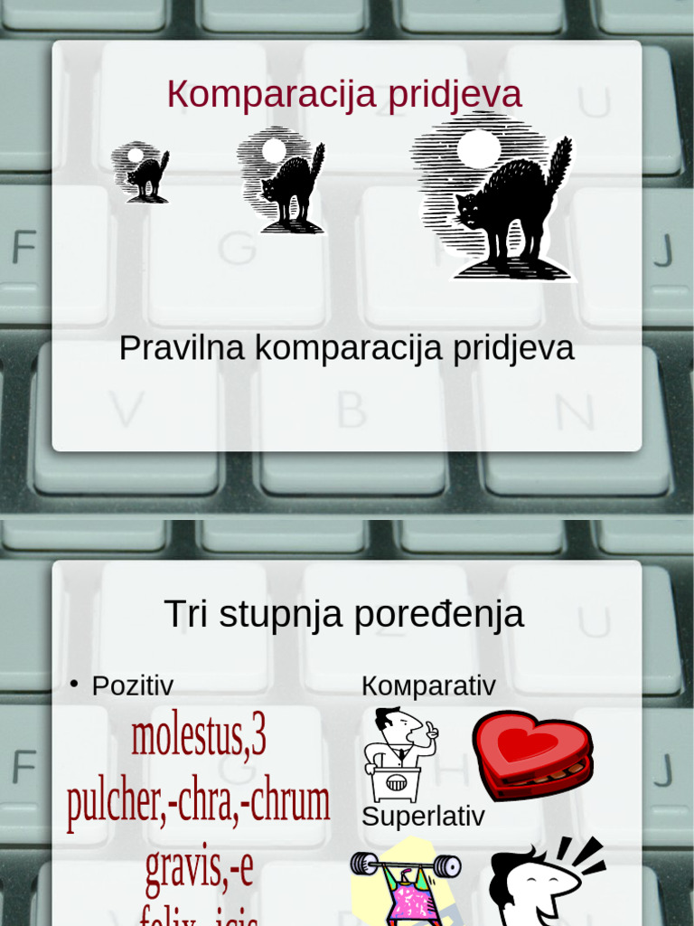 Komparacija Pridjeva | PDF
