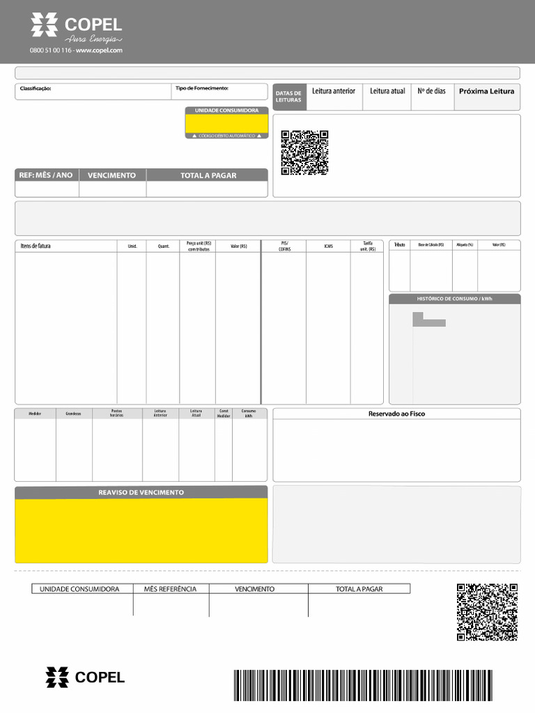 Fatura Copel | PDF