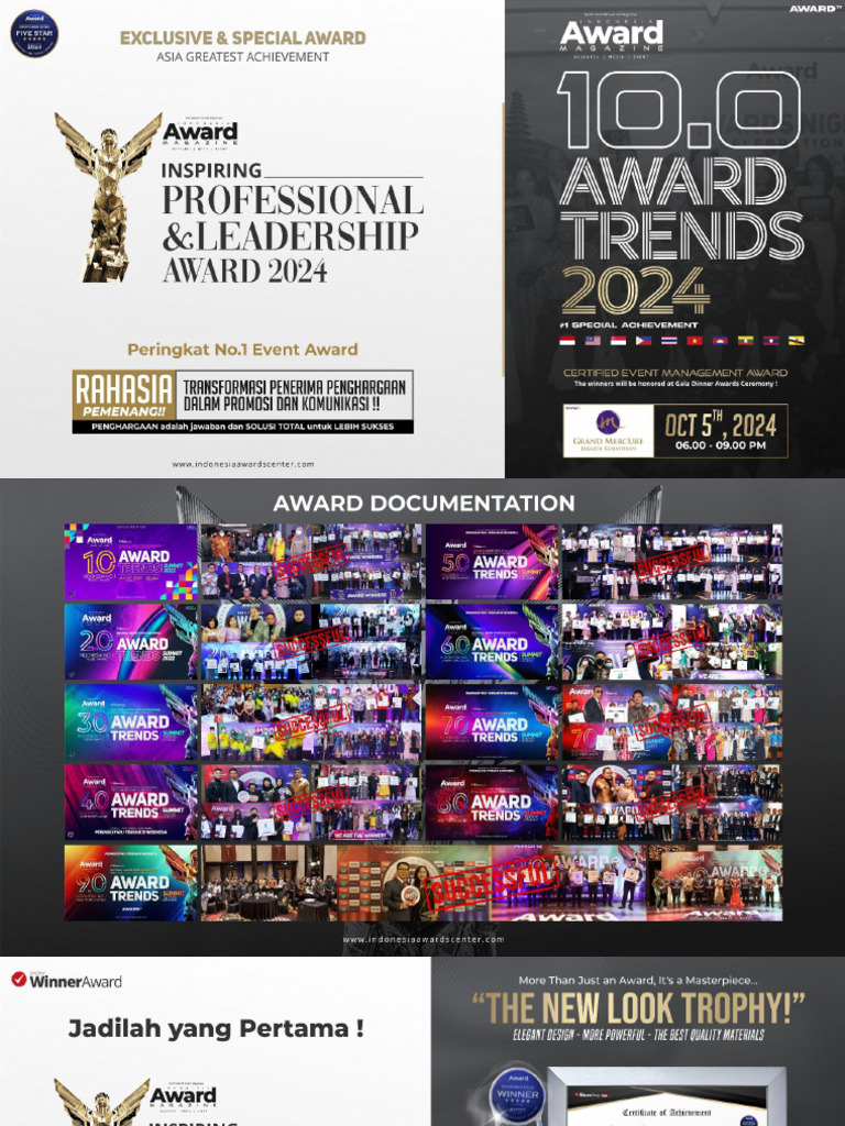 Inspiring Professional & Leadership Award 2024 | PDF