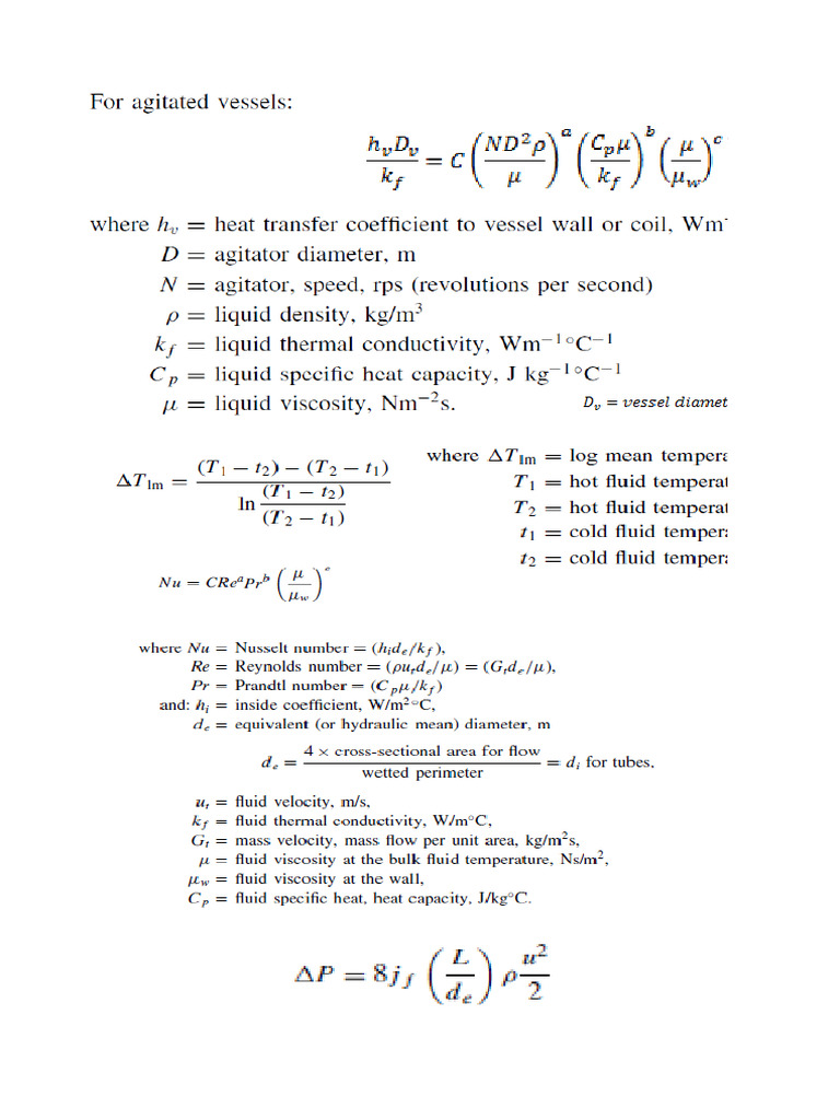 Coil Calculation Agitator | PDF