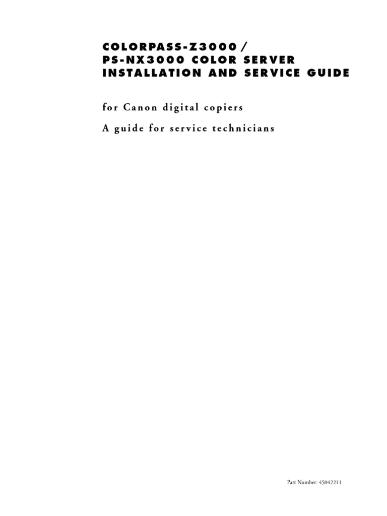 Colorpass z3000 Isg | PDF