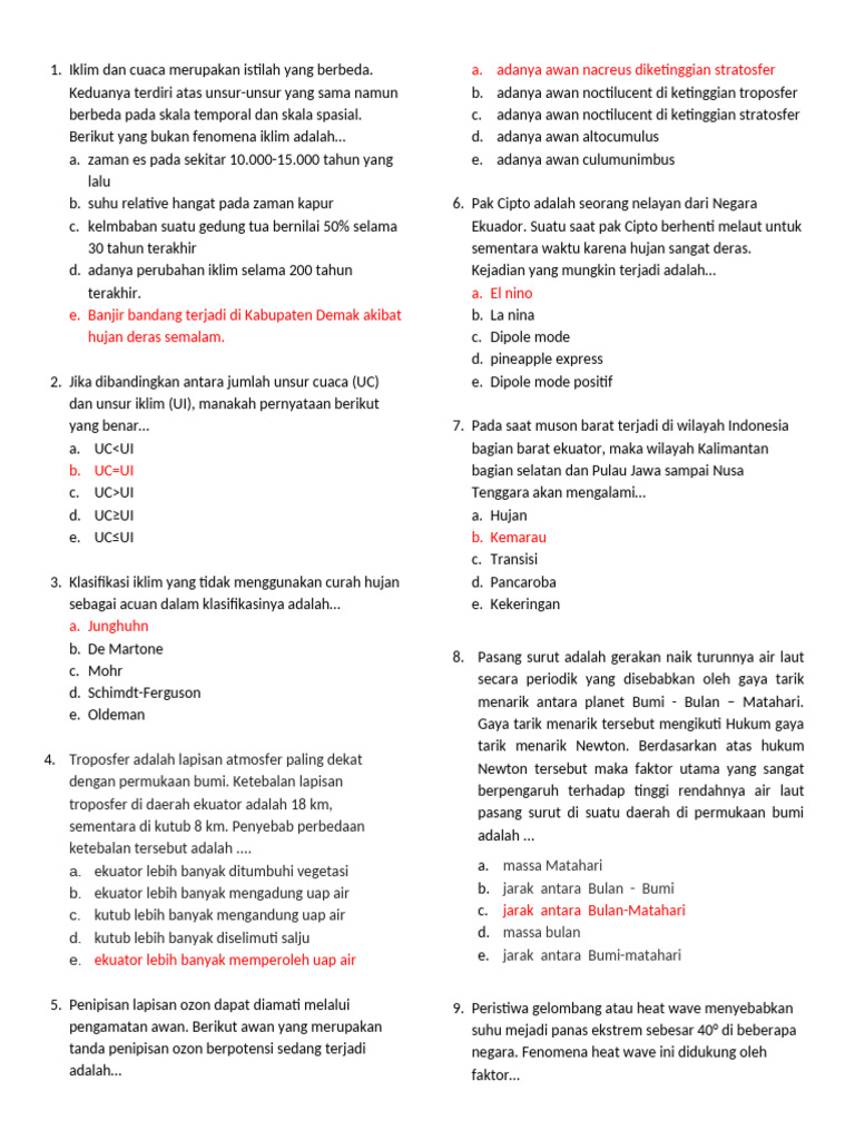 Soal Osn Man2 Senin | PDF