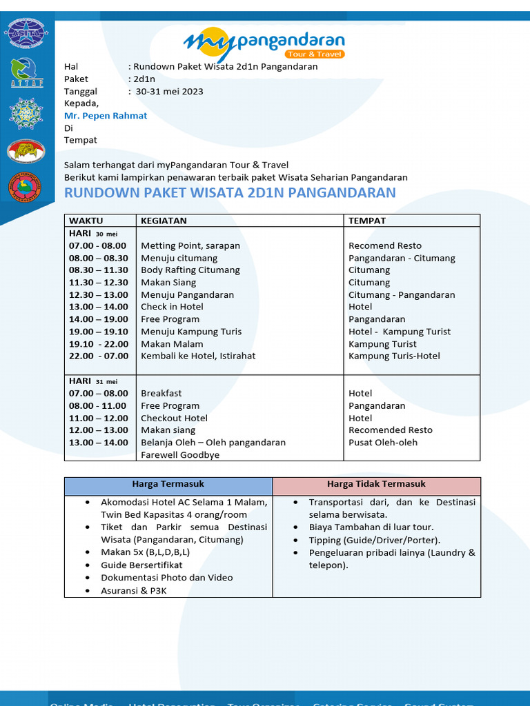 Penawaran 2d1n Mr. Pepen Rahmat | PDF