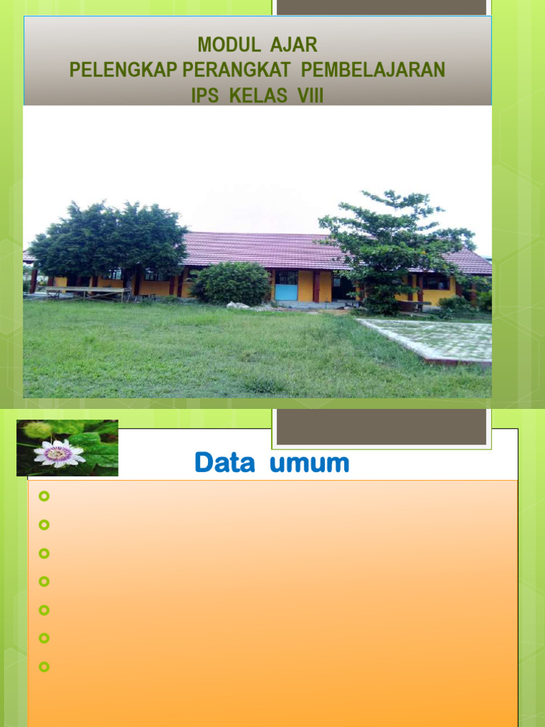 Modul Pembelajaran IPS kelas VIII semester 1 tahun 2024 | PDF