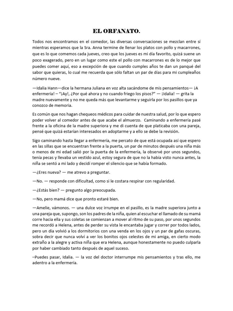 El Orfanato | PDF