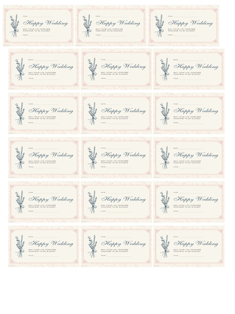 Format Happy Wedding | PDF