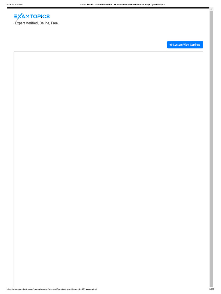 AWS-CP-cf2-19-April 2024 | PDF