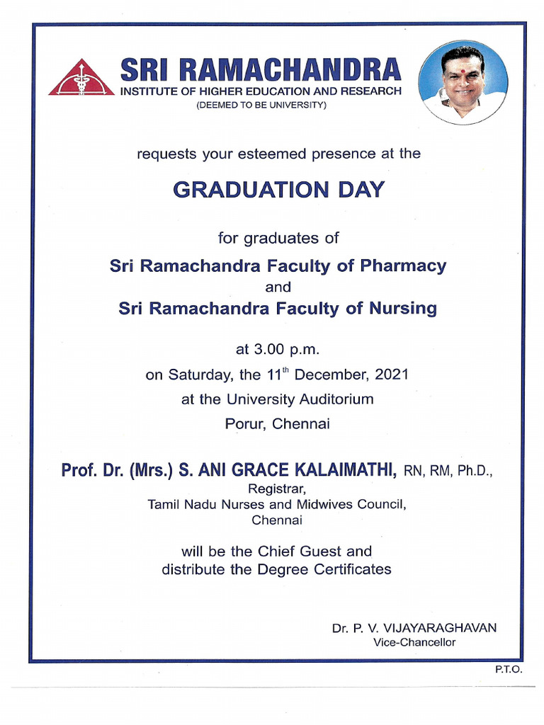 Graduation Day Invitation | PDF