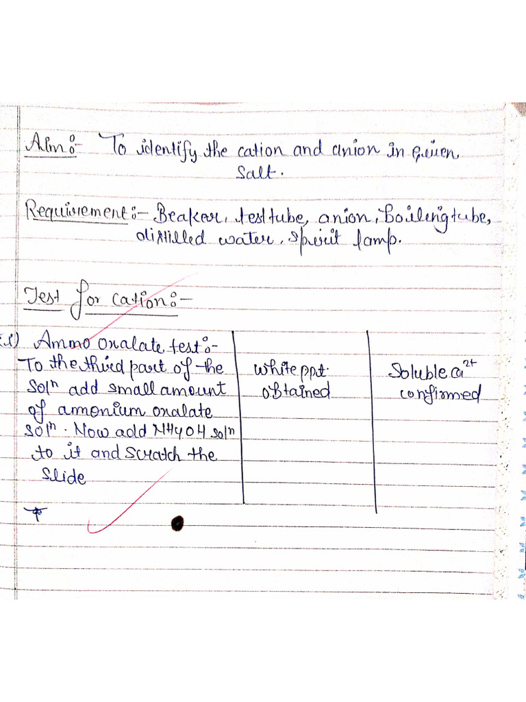 calcium carbonate salt analysis | PDF