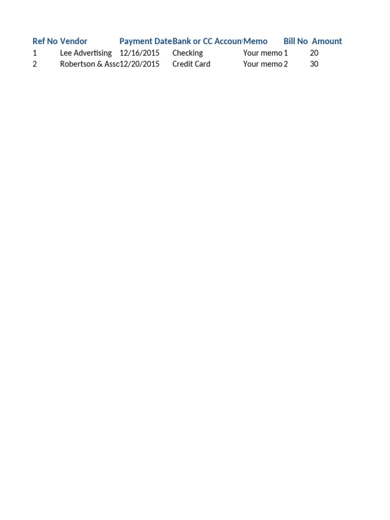 SaasAnt Excel Transactions US Template-Simple | PDF | Payments | Credit ...