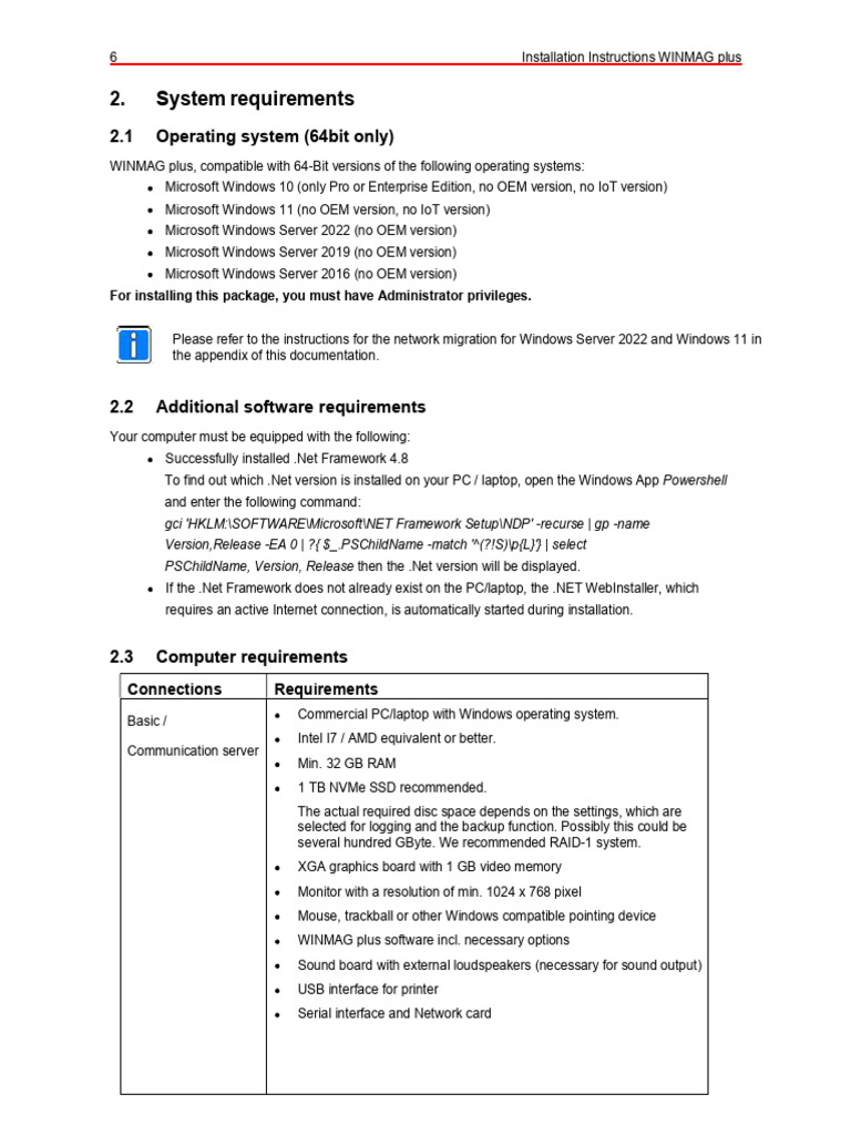 WINMAG_system_requirements | PDF