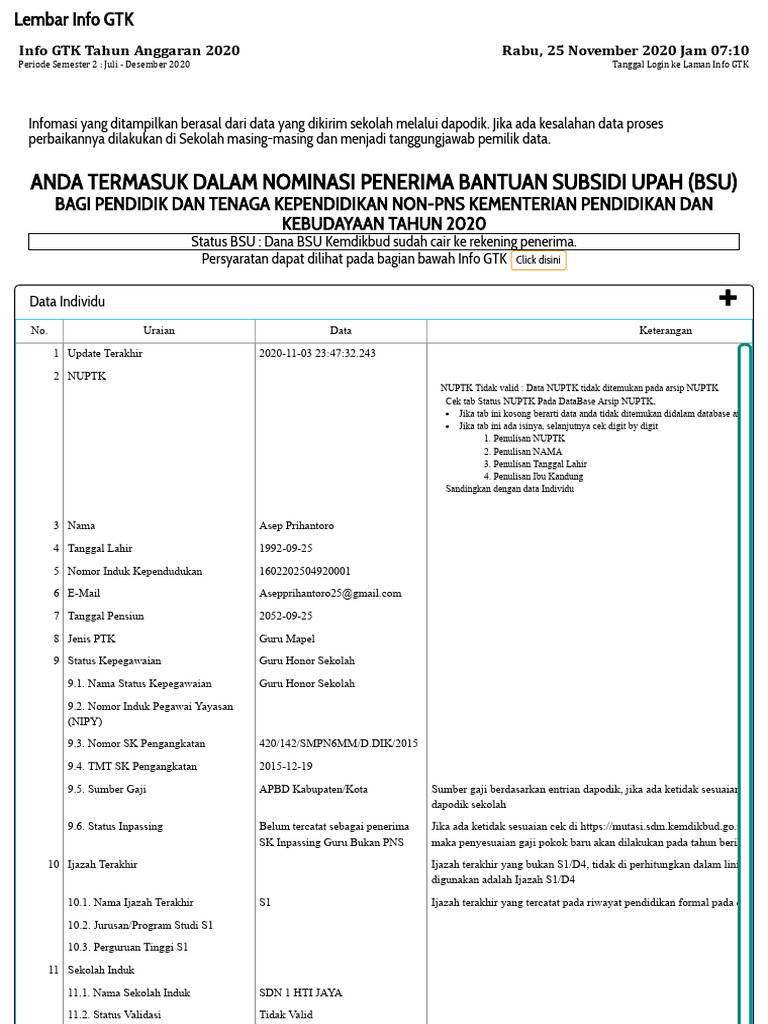 INFO GTK v.2020.2.0 Asep | PDF | Indonesia