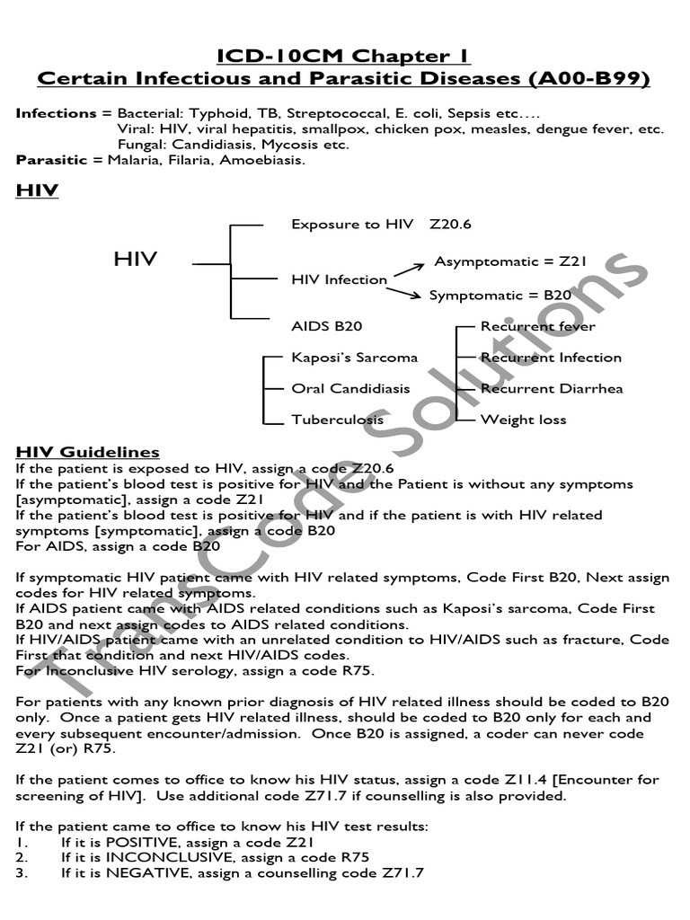 ICD Chapter 1 Notes | PDF