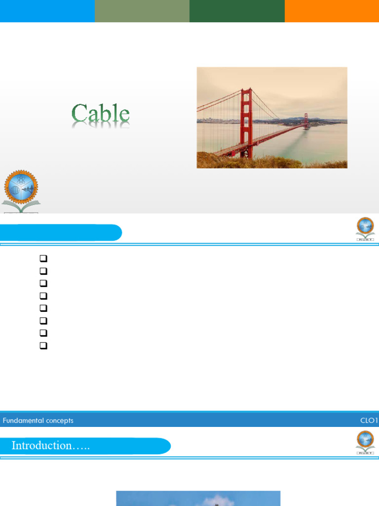 Lecture on Cable | PDF