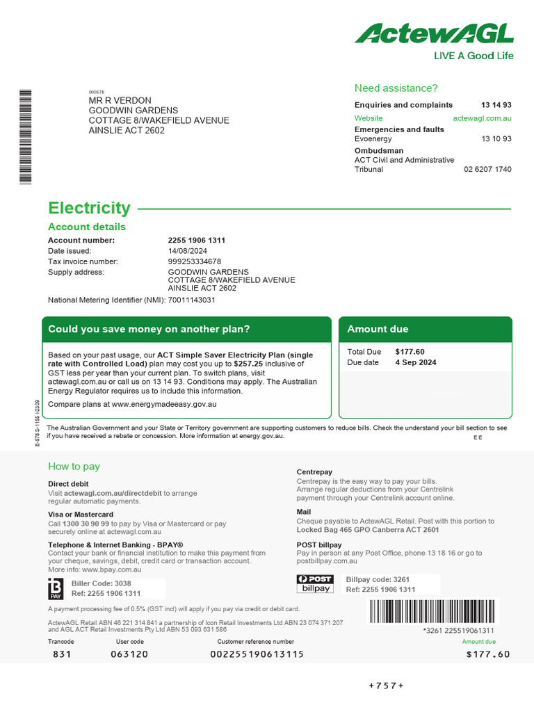 Electricity: Need Assistance? | PDF