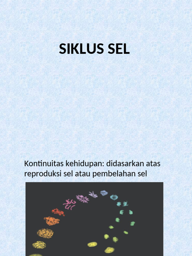 Siklus Sel | PDF