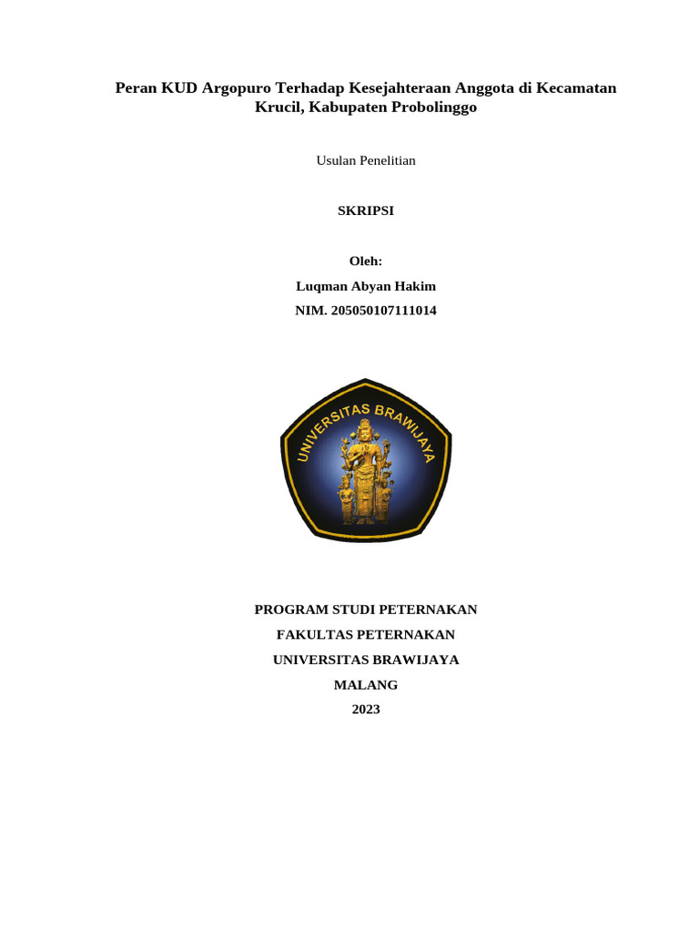 15-1-23 Proposal Lukman | PDF