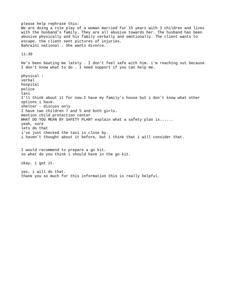 Training Scenario | PDF