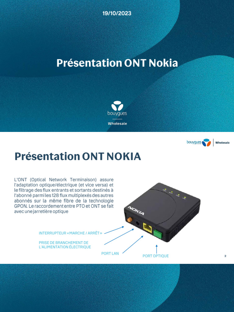 Présentation ONT Nokia | PDF