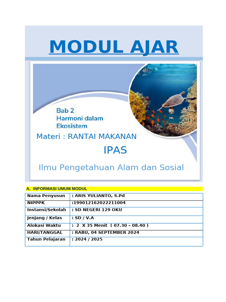 Modul Observasi | PDF