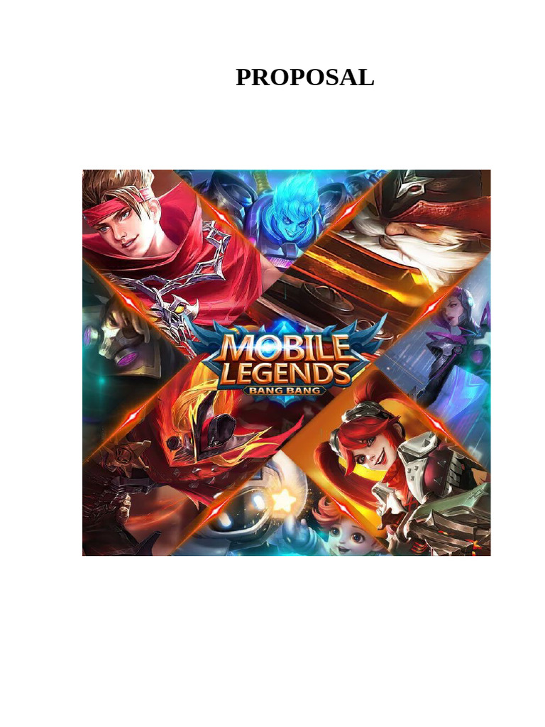 Proposal MLBB | PDF | Gaming | Video Game Development