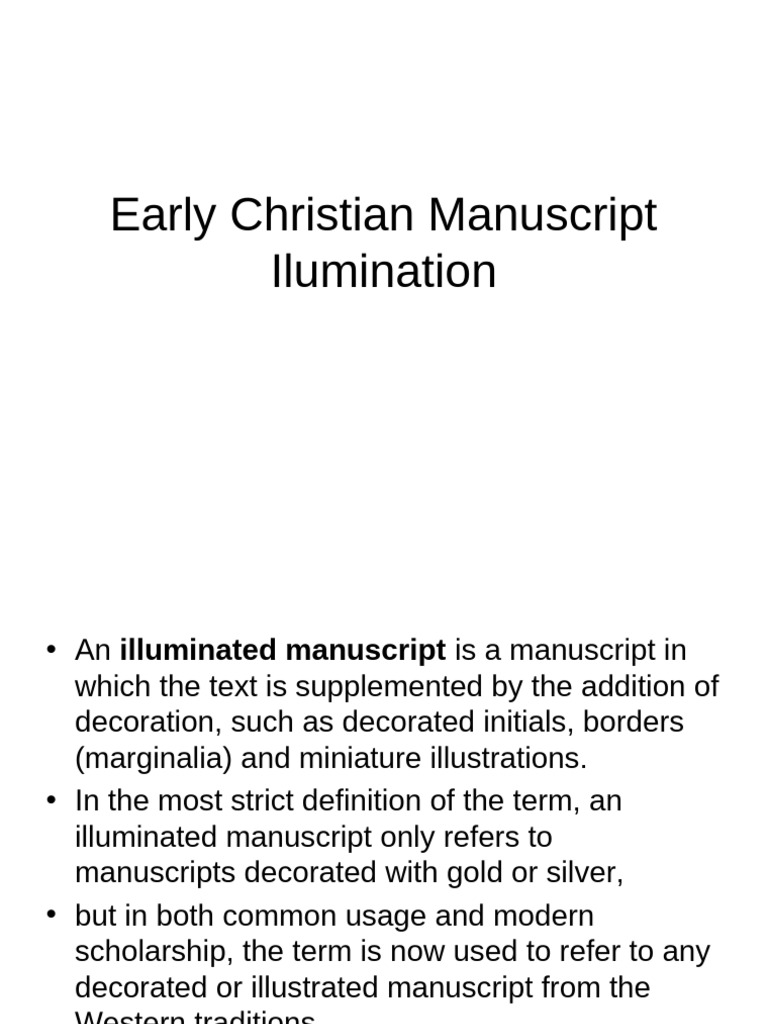 Early Christian Manuscript Painting | PDF