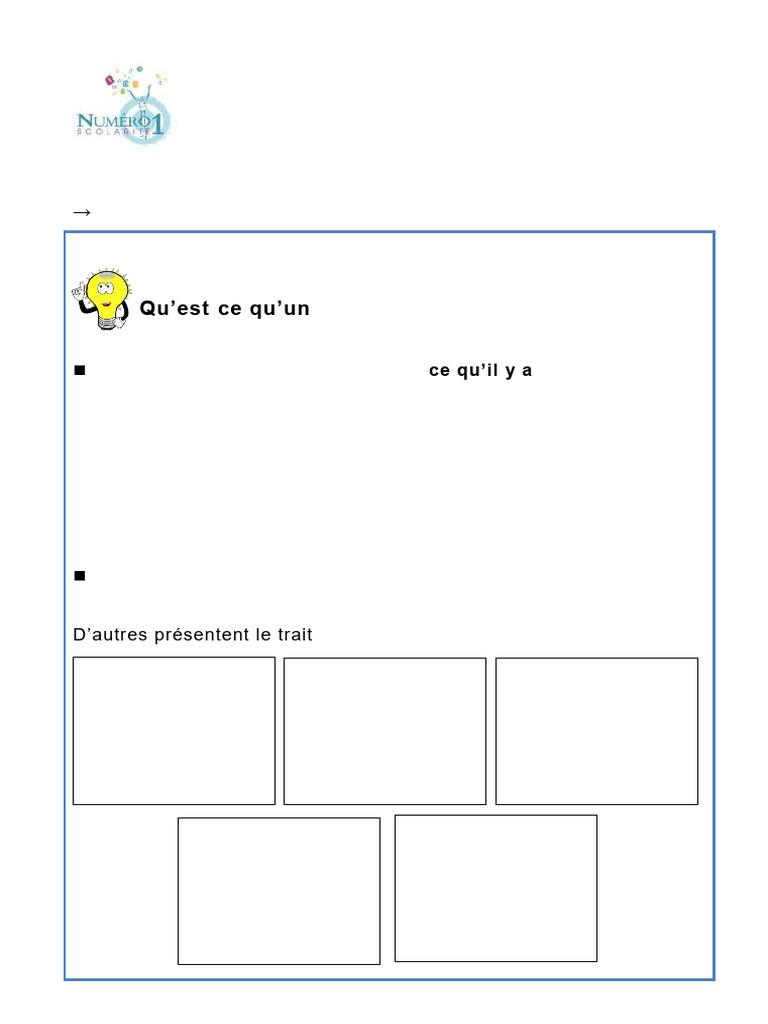 Étude des noms communs en CM1 | PDF | Linguistique | Arts du langage et ...