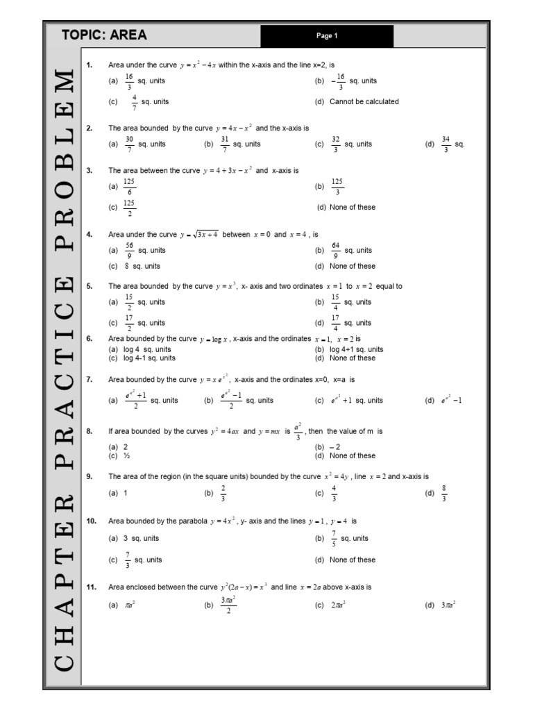 AREA Assignment | PDF