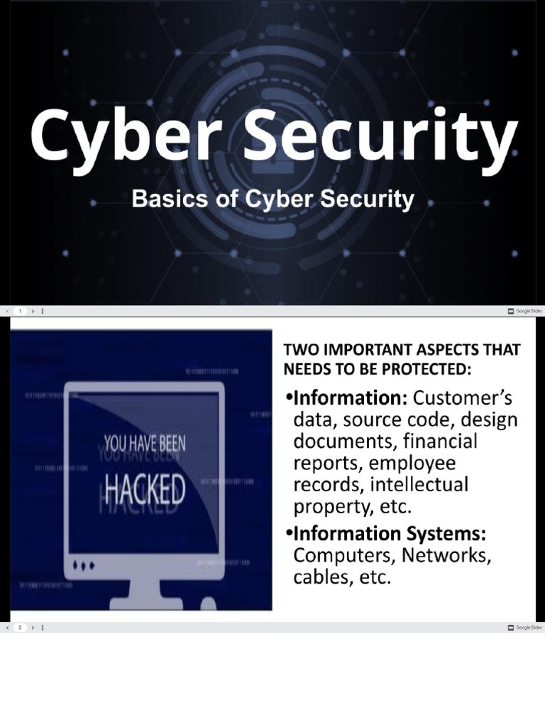 Chapter4 - Basics of Cyber Security | PDF