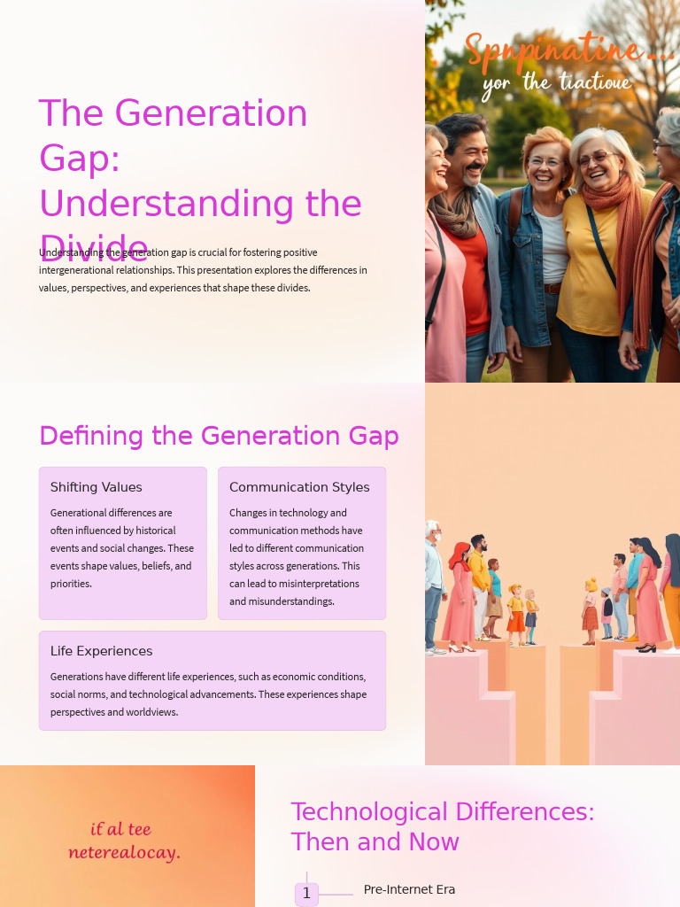 The Generation Gap Understanding The Divide | PDF