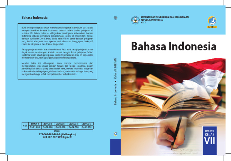 Kelas VII Bahasa Indonesia BS Cover 2017 | PDF