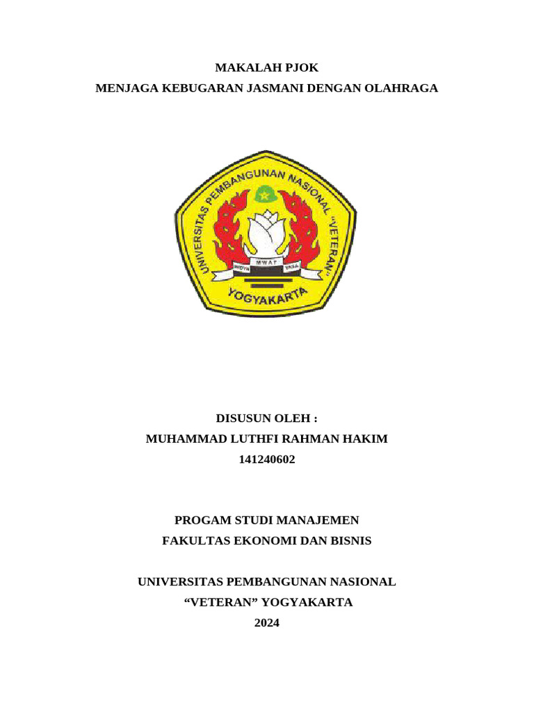 Makalah PJOK | PDF
