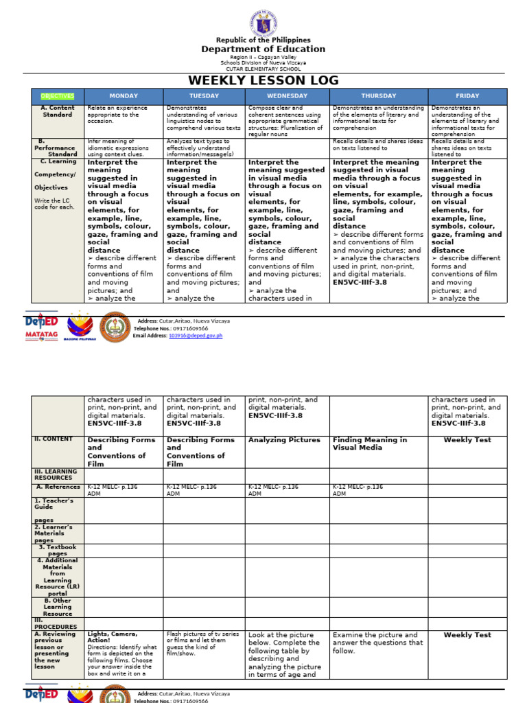 WEEK2 DLL ENGLISH | PDF