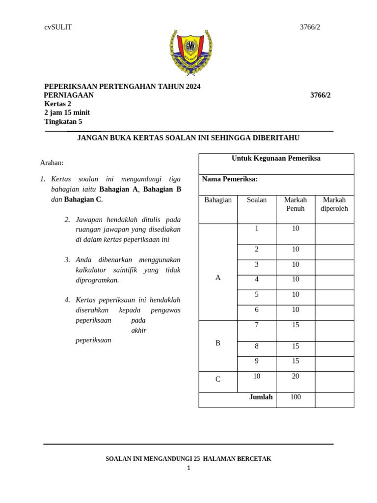 Perniagaan F5 K2 | PDF