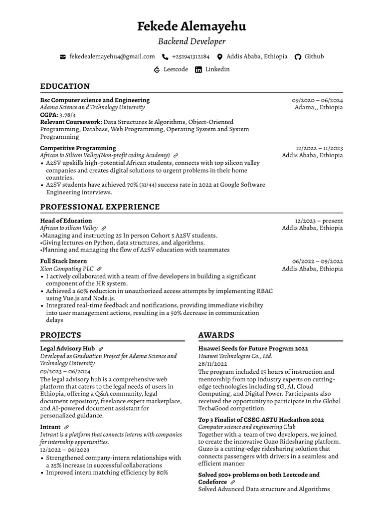 Backend Template | PDF