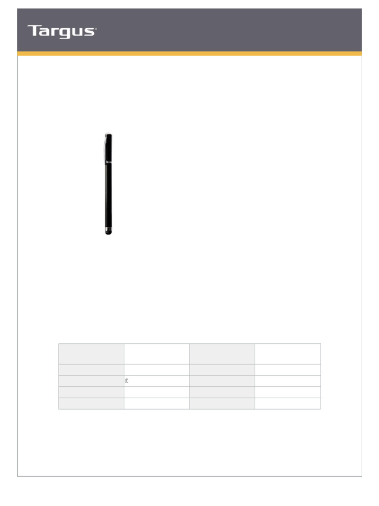 Targus Stylus | PDF