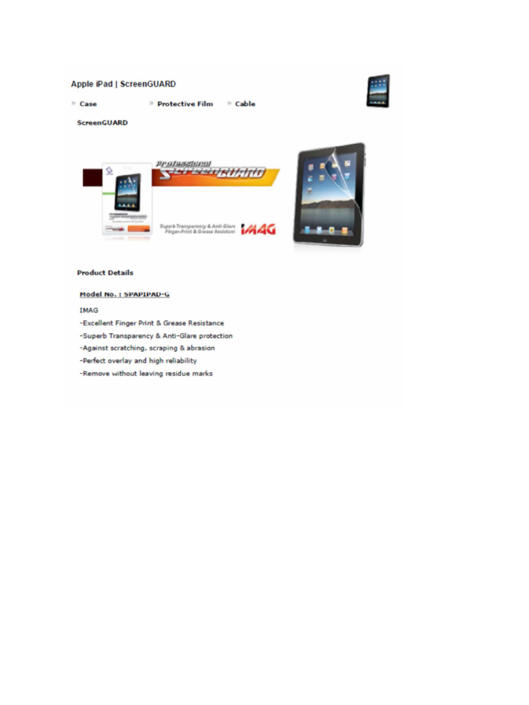 Screen Protector | PDF