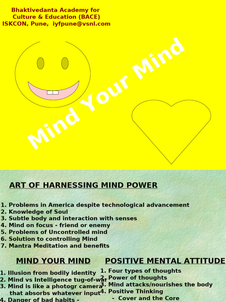 Mind Your Mind | PDF