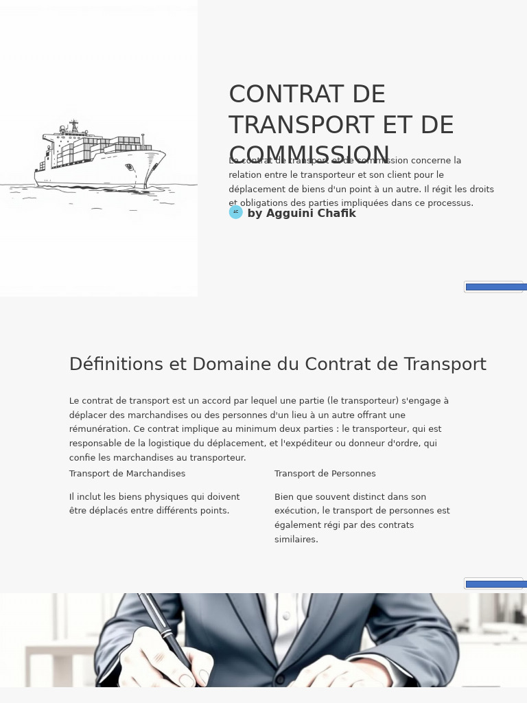 Contrat de Transport Et de Commission | PDF