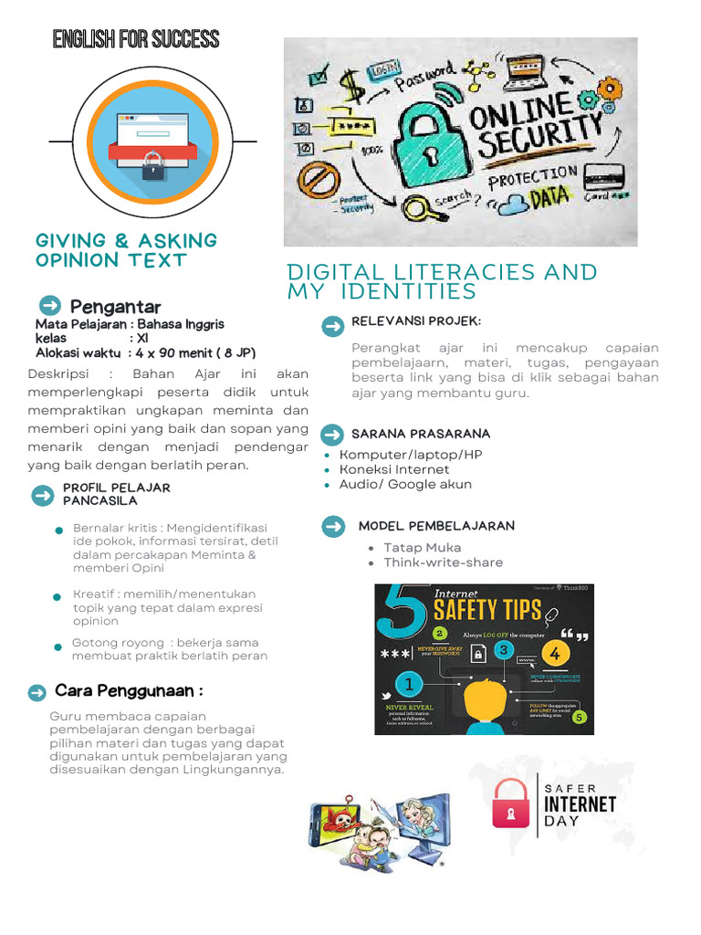 Modul Ajar Digital Literacies Kelas Xi | PDF