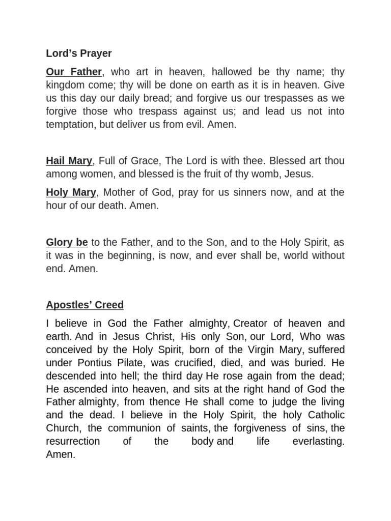 Prayers | PDF