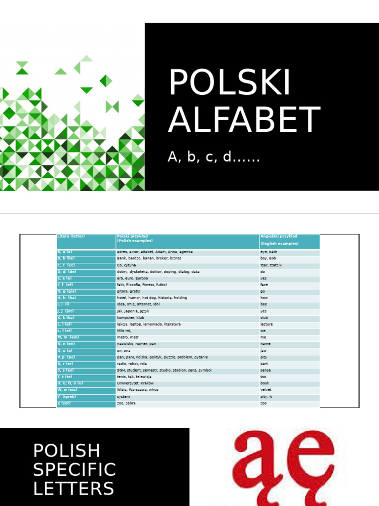 07.10 Polski Alfabet OK | PDF
