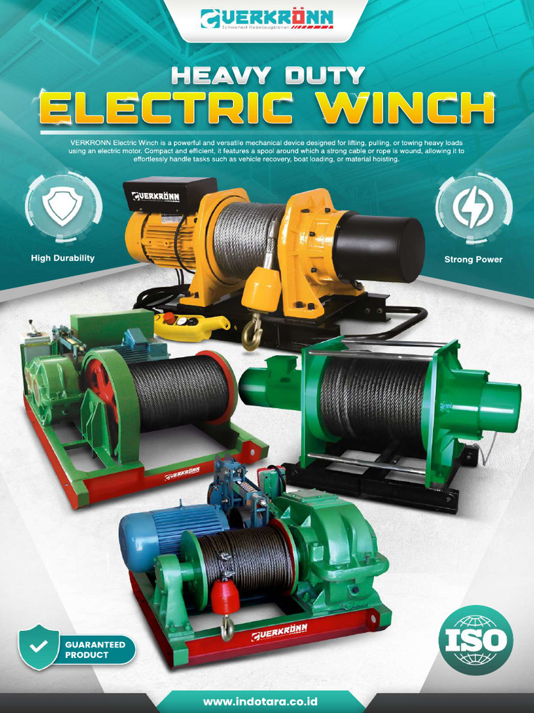 Katalog VERKRONN Electric Winch | PDF